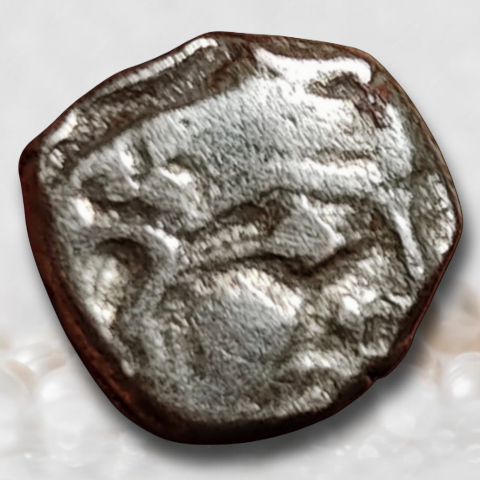 Gupta Empire Kramaditya Skandagupta Fire Altar Type Silver Drachma Coin ...