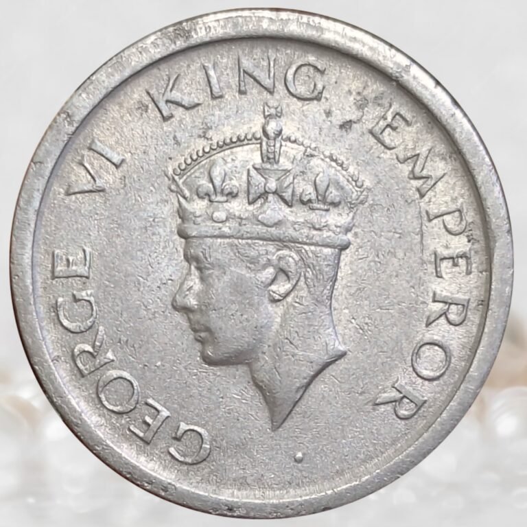 George VI – 1 Rupee British India1947 AD Bombay Mint Historical Coin ...